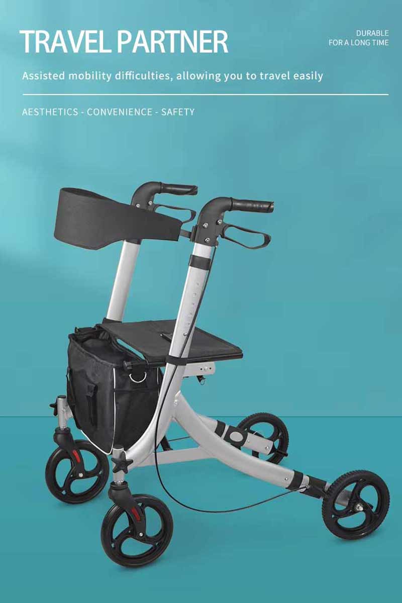 Foldable Rollator Walker - Ageally