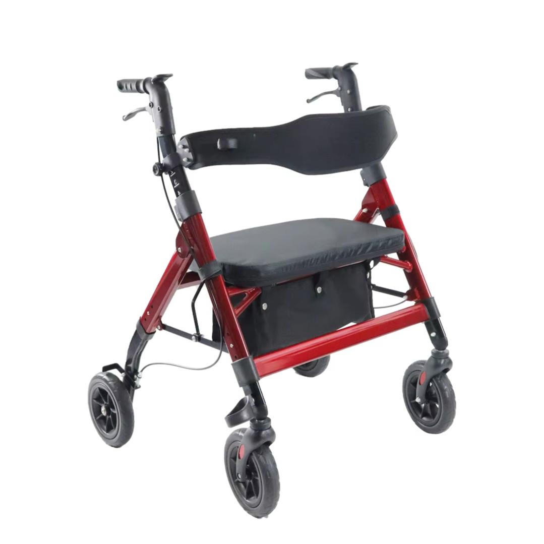 Extra Wide Bariatric Aluminium Rollator Walker - Ageally